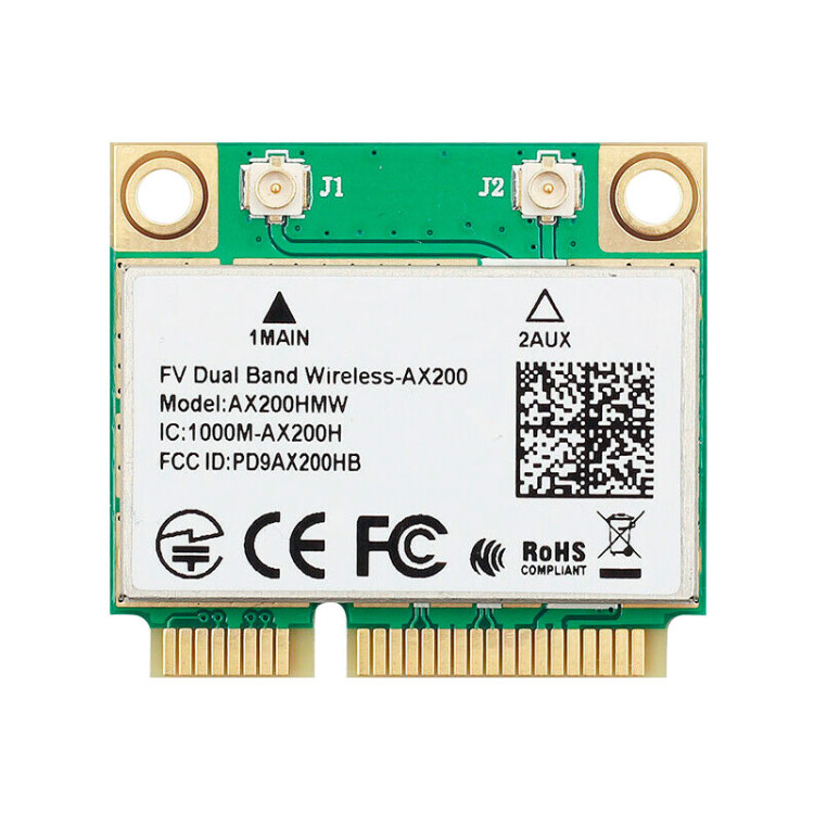 Wi-Fi модуль Intel Wireless-AC AX200 Mini PCI-e 2.4Gbps 802.11ax ...