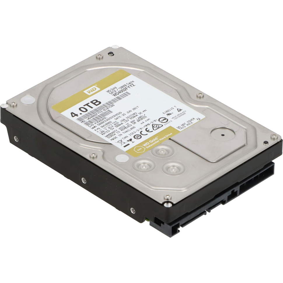Жорсткий диск Western Digital Gold 4Tb 7.2K 6G SATA 3.5 (WD4002FYYZ ...