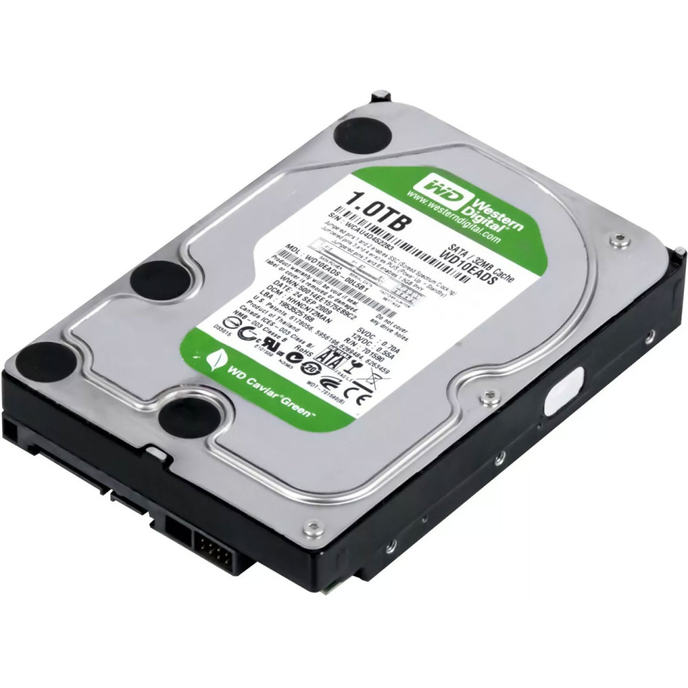 Жорсткий диск Western Digital Caviar Green 1Tb 5.4K 3G SATA 3.5 (WD10EADS) – ціна, купити в ...