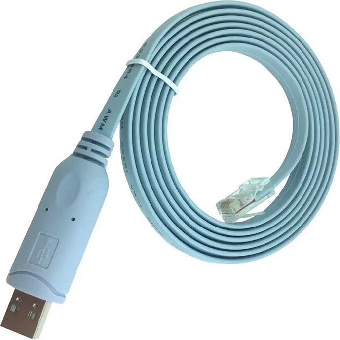Консольний кабель CH340 USB RS-232 to RJ45 Console Cable 1.8m – ціна ...